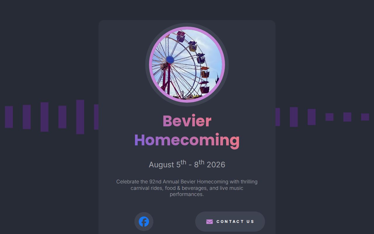 Bevier Homecoming - August 6th - 9th 2025